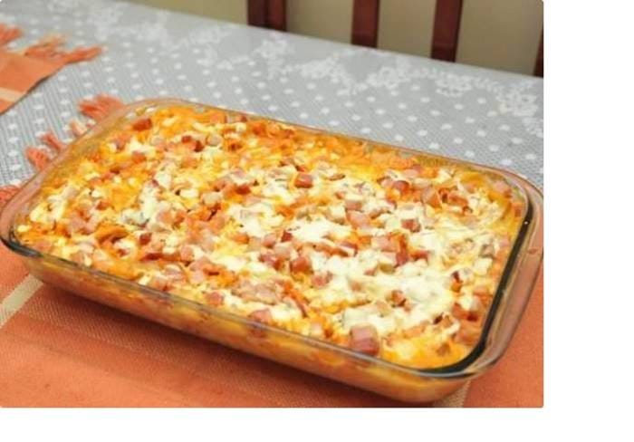 MASSA RECHEADA COM PRESUNTO E QUEIJO NO FORNO - Receitas Para Todos os ...