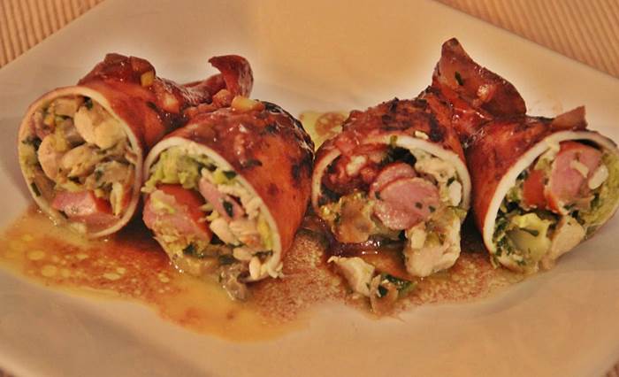 Lulas recheadas - Receitas Para Todos os Gostos