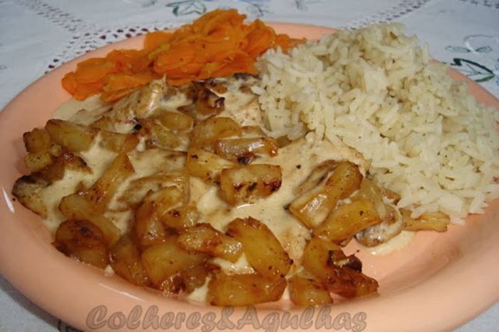 Febras de porco com ananás - Receitas Para Todos os Gostos